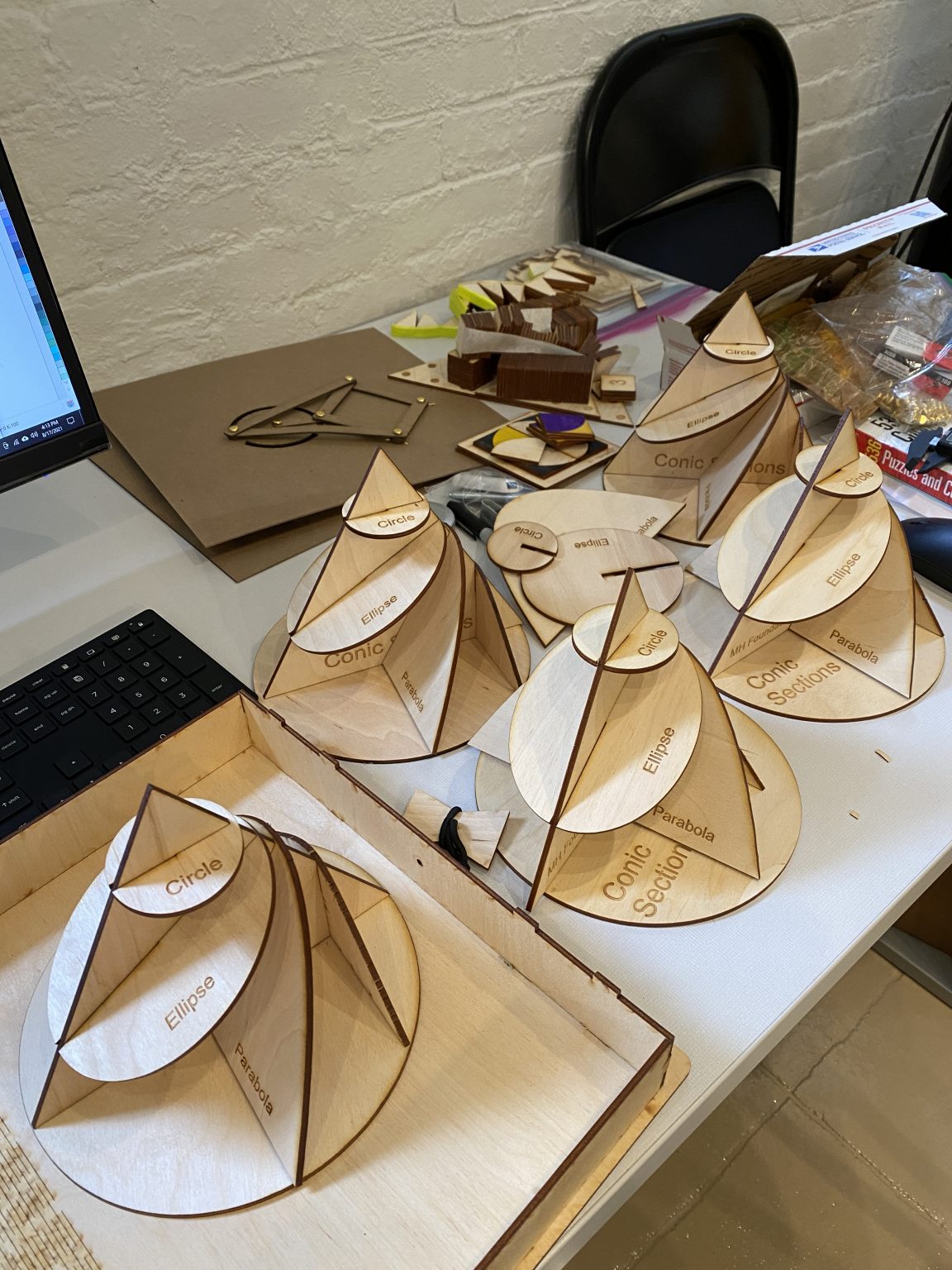 Take and Make: Conic Sections Model - MathHappens Take and Make: Conic Sections Model - MathHappens